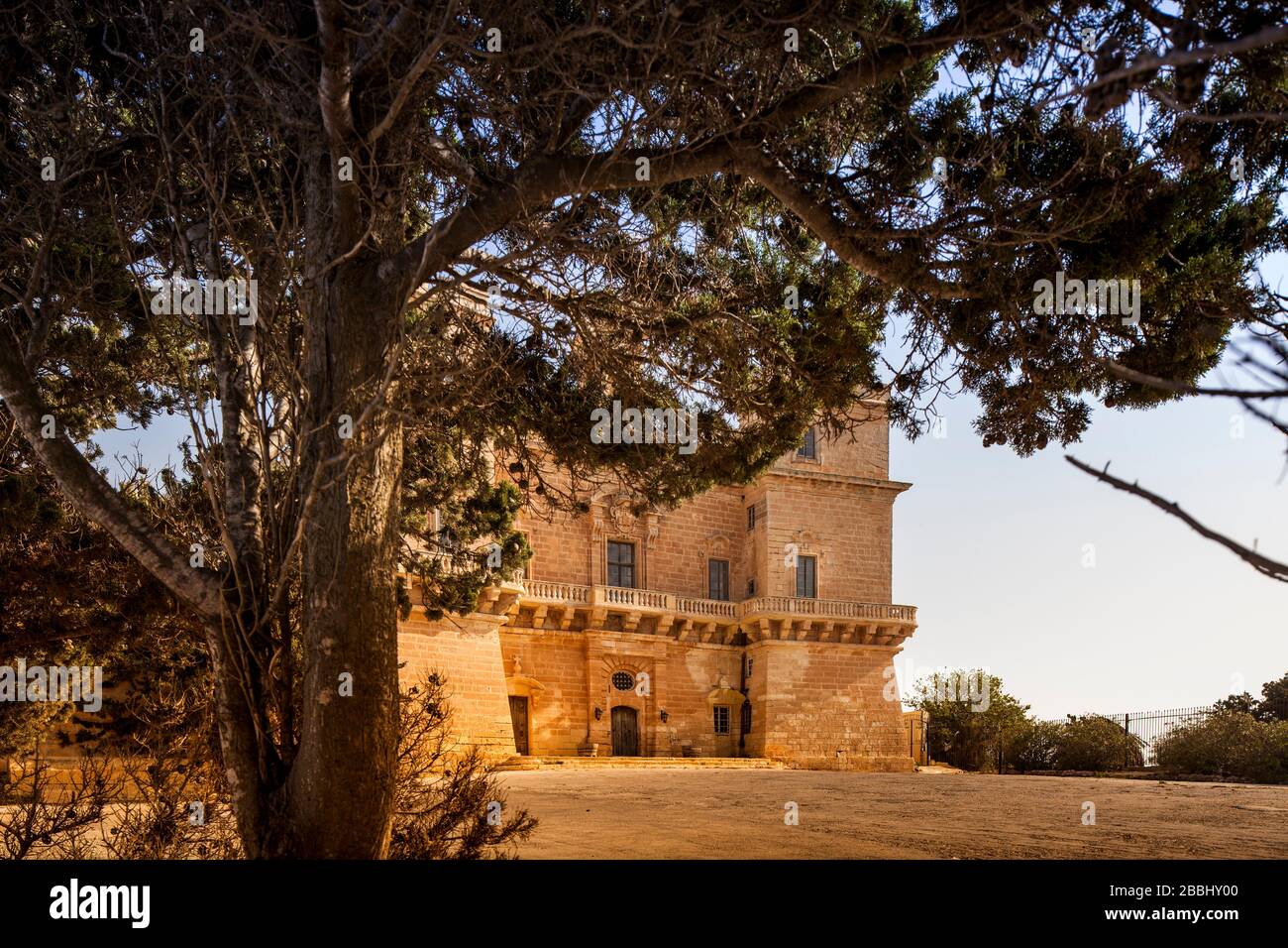 Malta, Mellieħa: Selmun Palace also known as Selmun Tower, is a palace ...