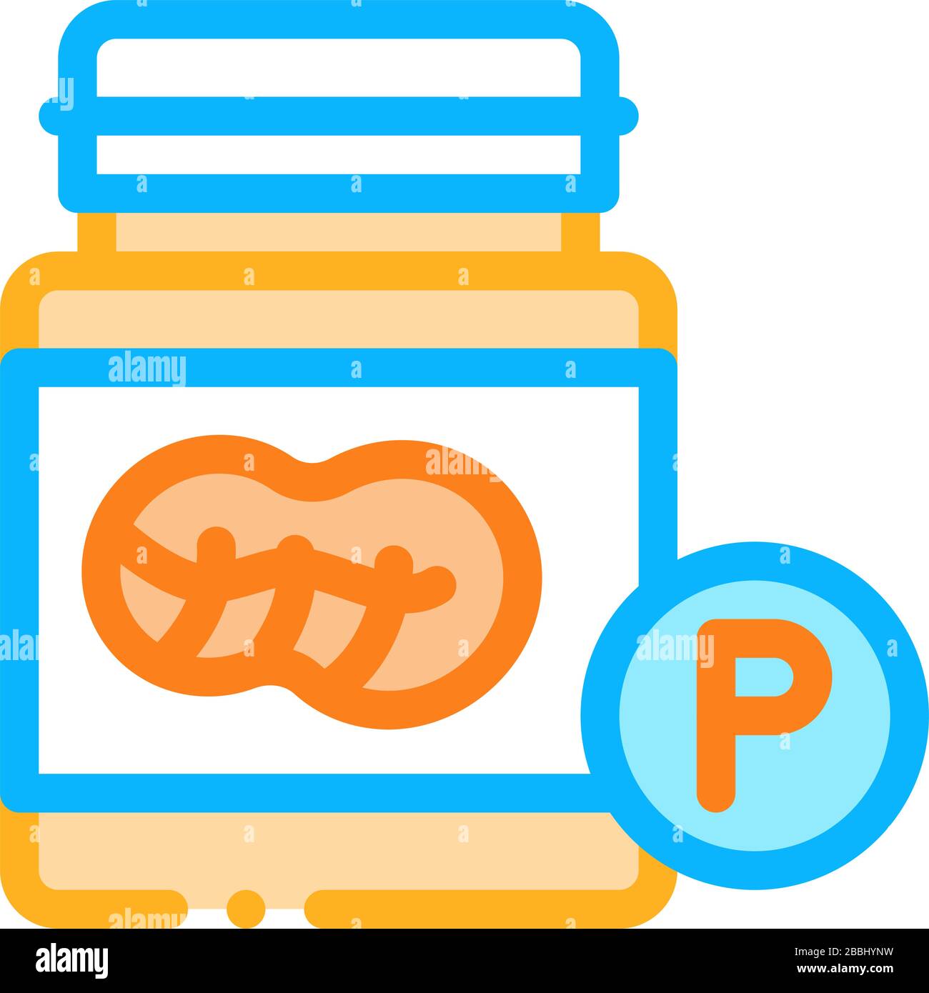bottle of fats icon vector outline illustration Stock Vector Image ...