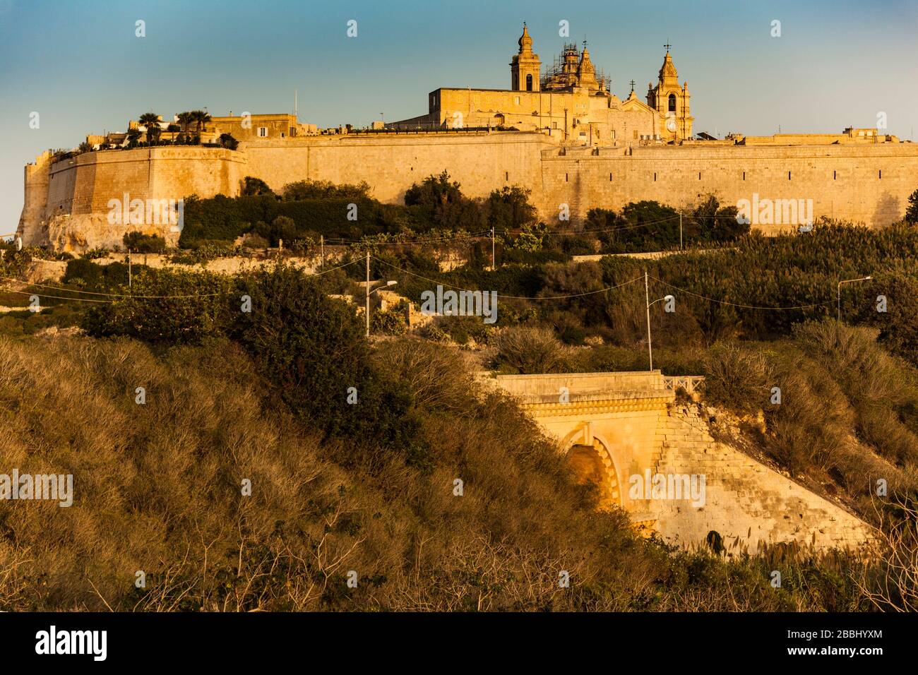 Malta, Mdina, the historical centre Stock Photo - Alamy
