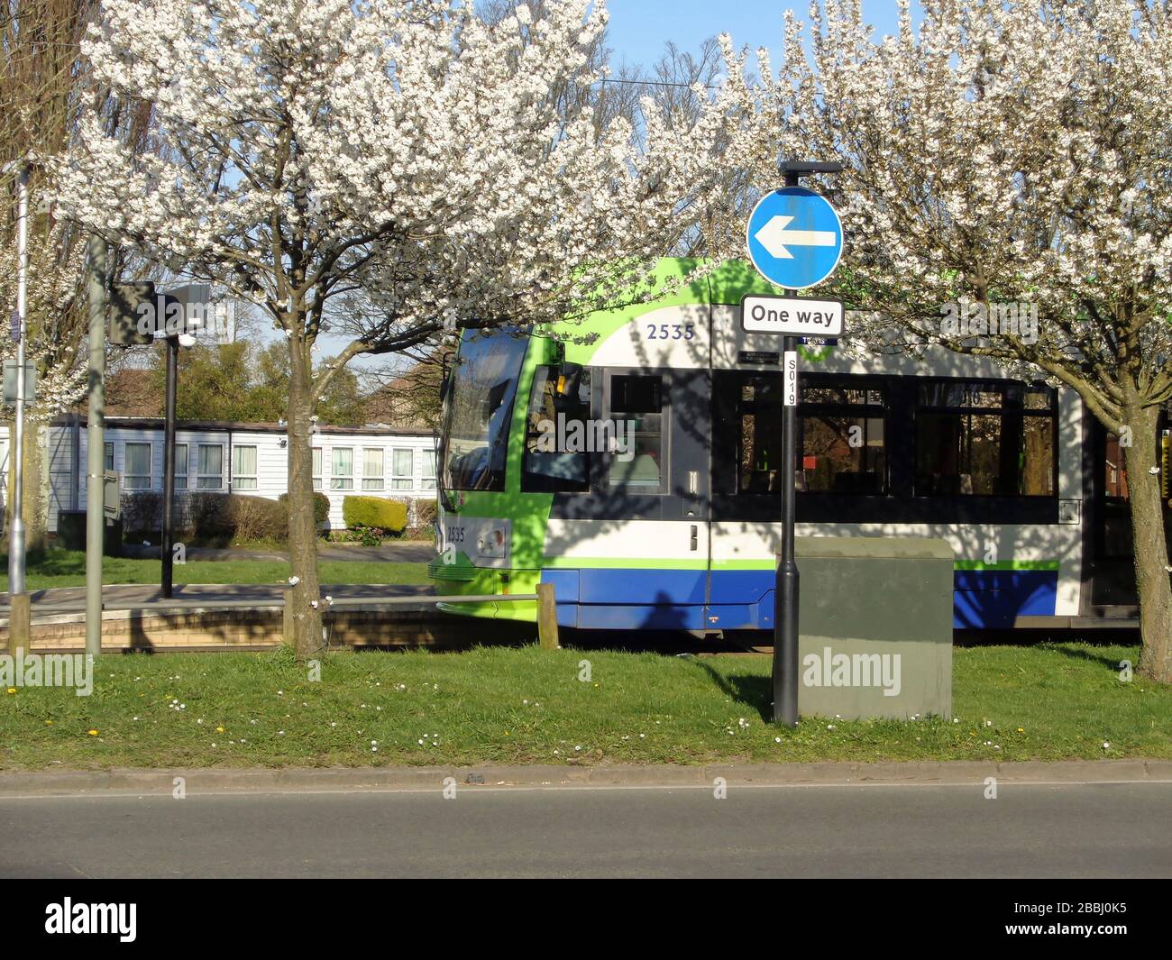 Connects new addington with central croydon hi-res stock photography ...