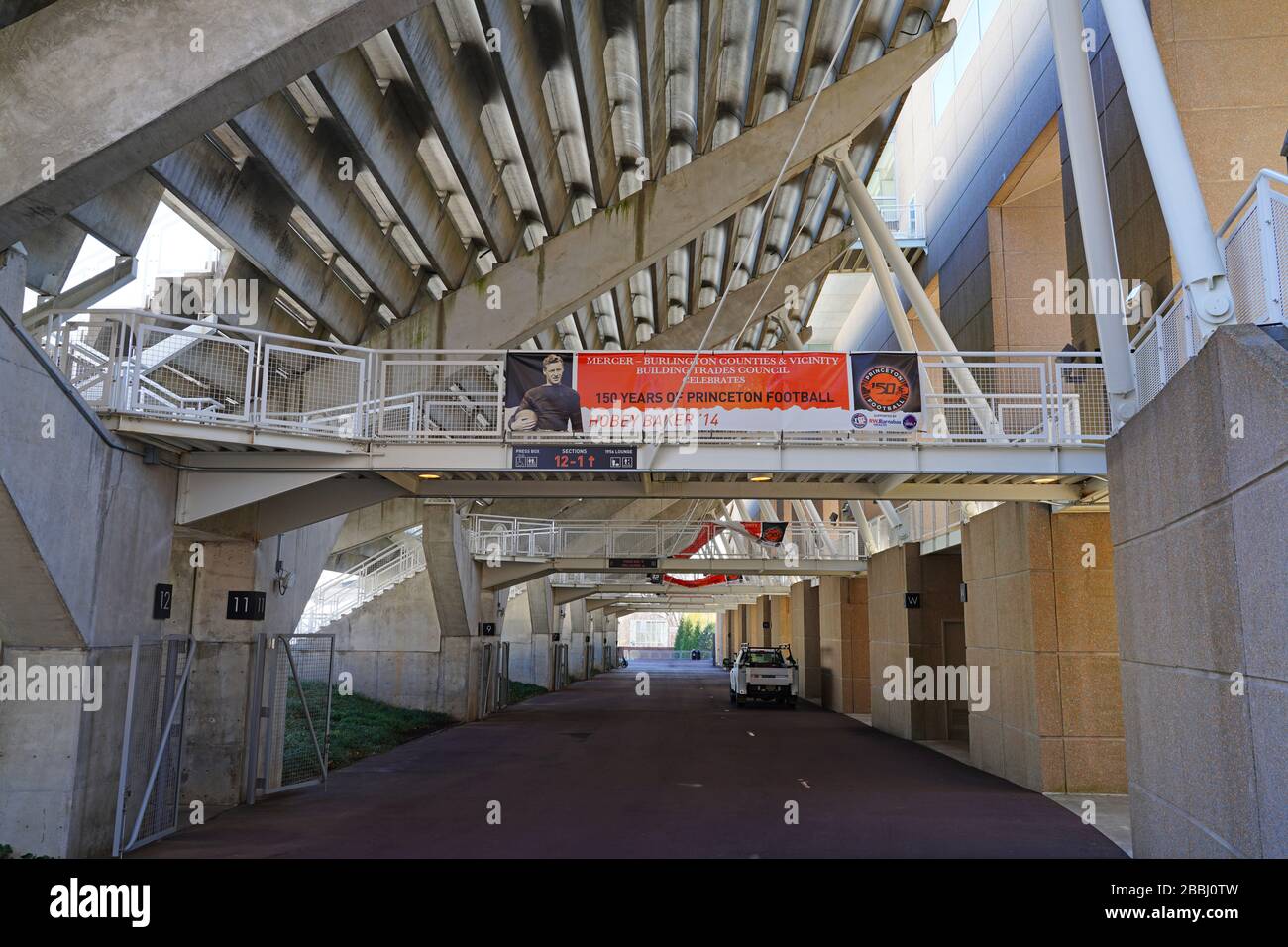 PRINCETON, NJ -26 MAR 2020- View of the Powers Field stadium on the ...