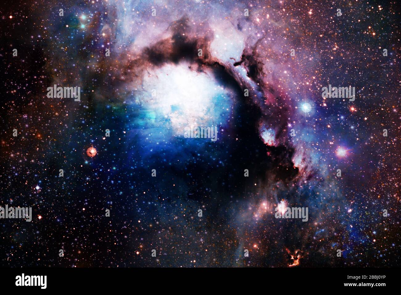 Awesome space background. Elements of this image furnished by NASA ...