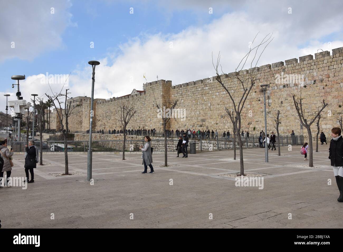 Jerusalem old city with people in walking Stock Photo - Alamy