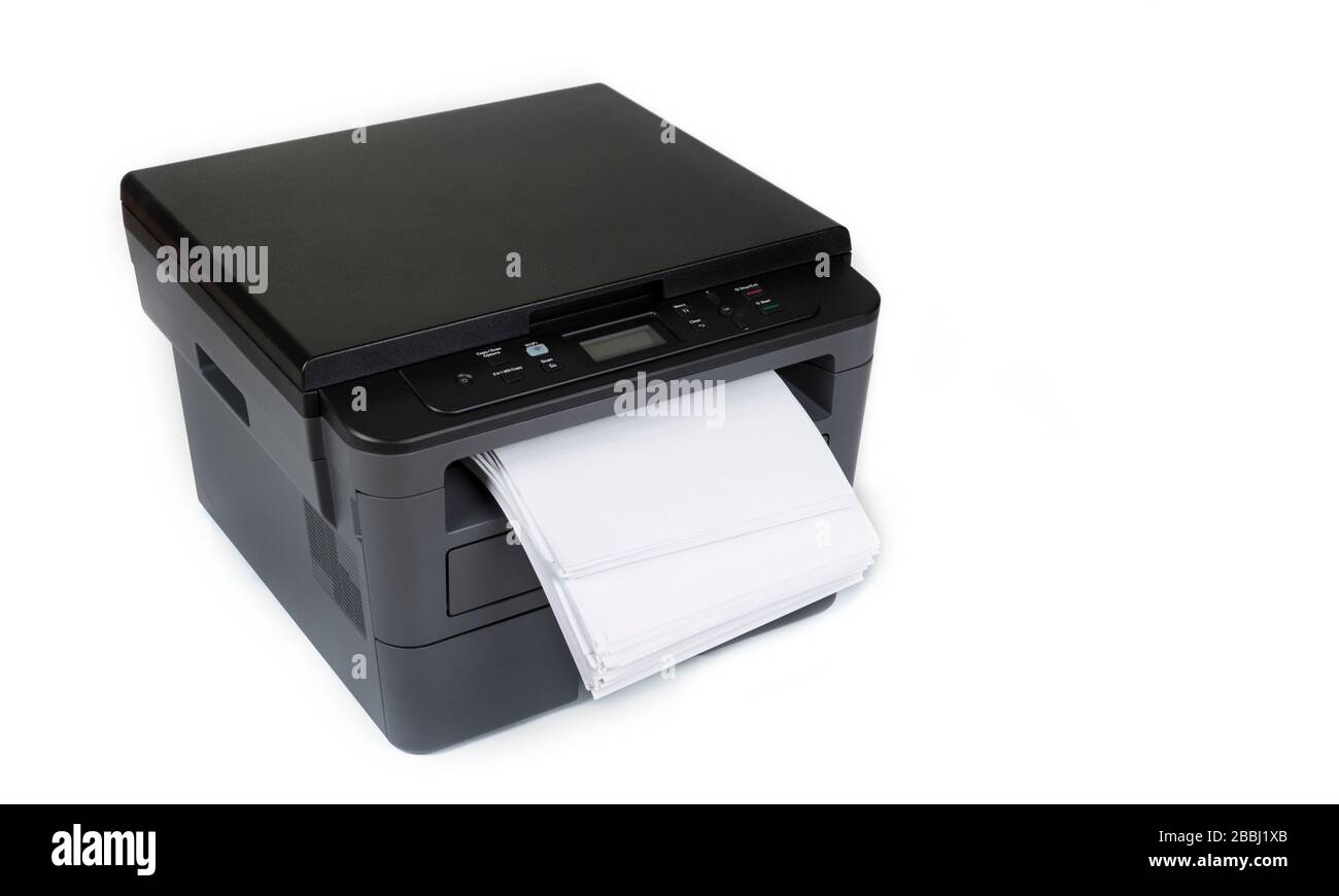 Computer printer home Cut Out Stock Images & Pictures - Alamy