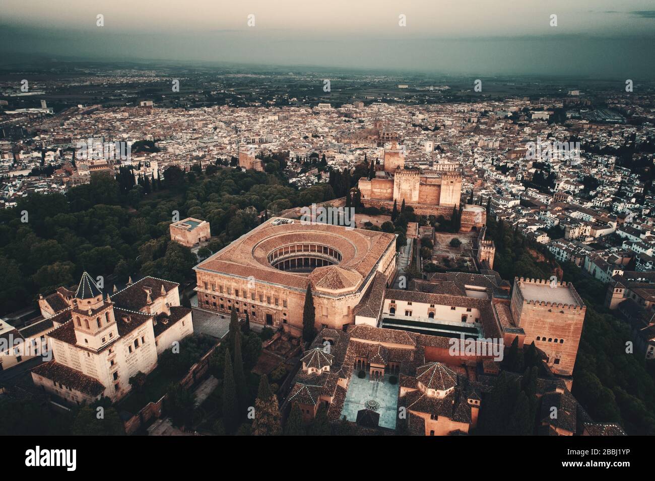 Alhambra drone hi-res stock photography and images - Alamy