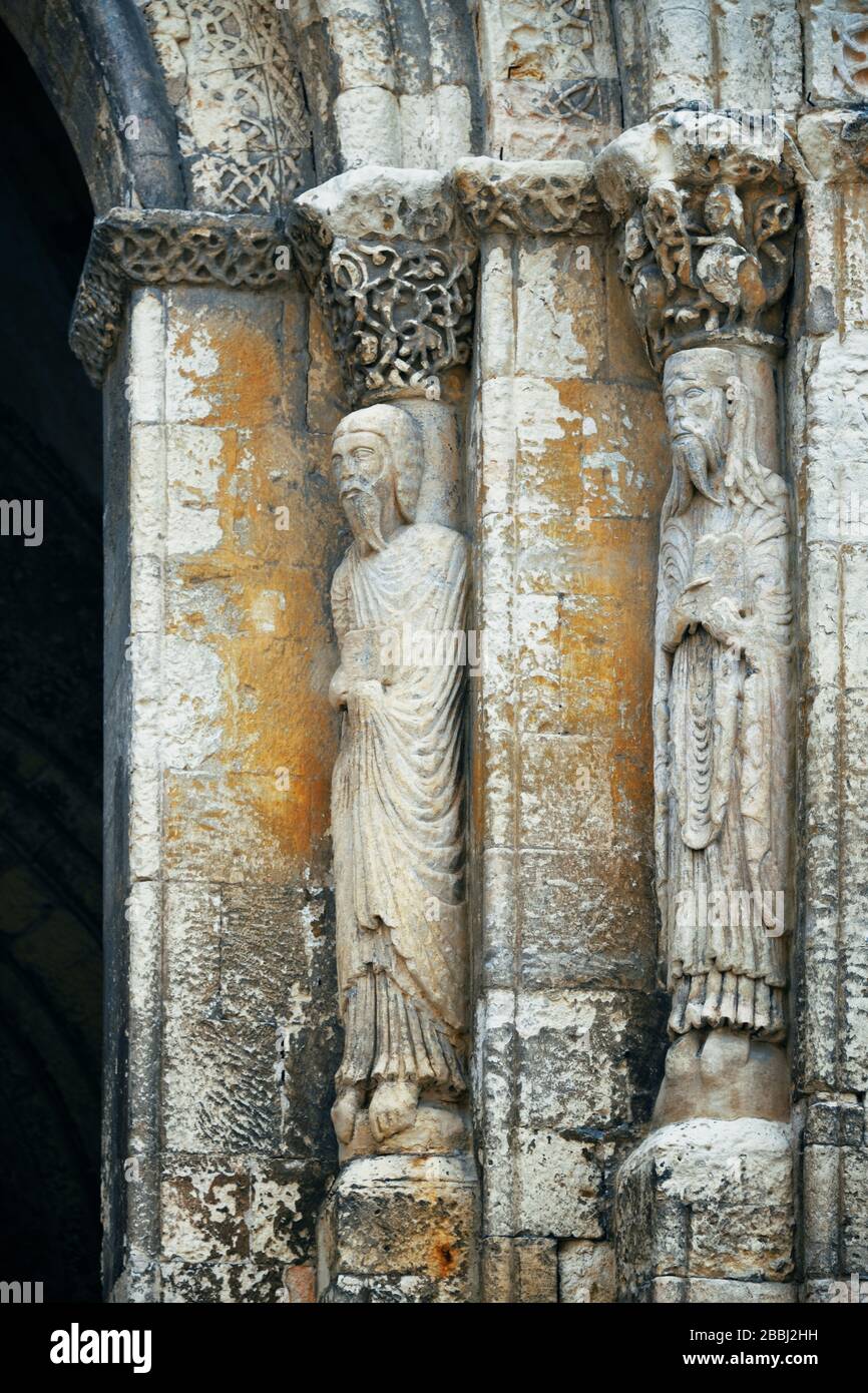 Statue of historical building in Segovia in Spain Stock Photo - Alamy