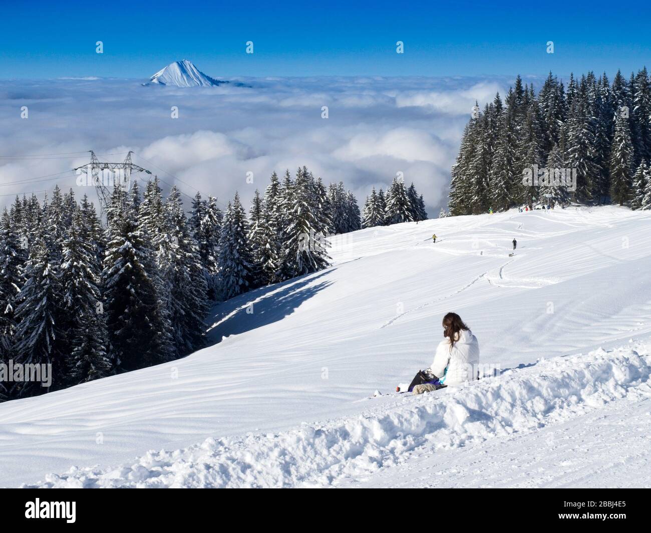 Grand Massif views Stock Photo - Alamy