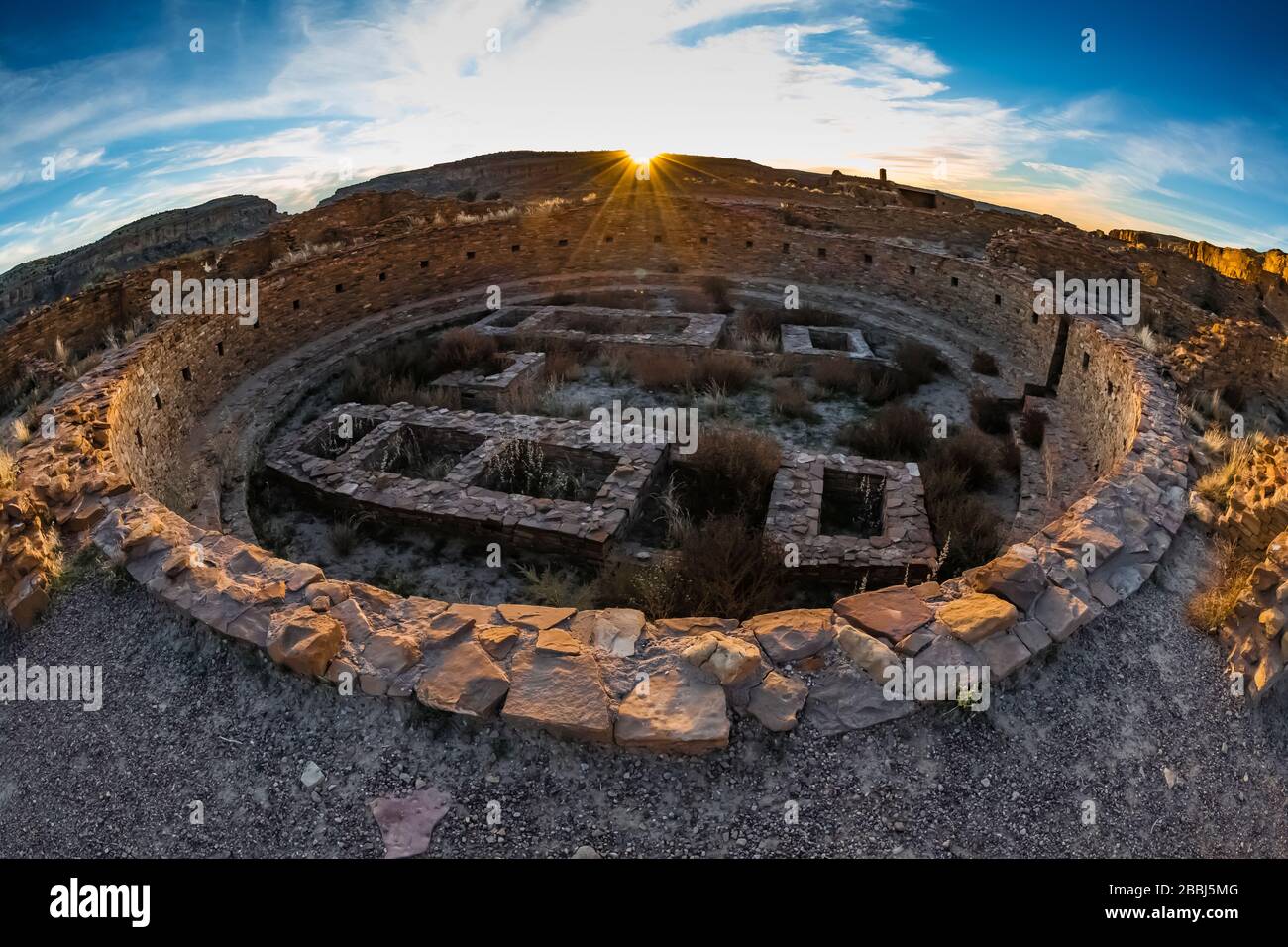 Pueblo bonito chaco sunset hi-res stock photography and images - Alamy