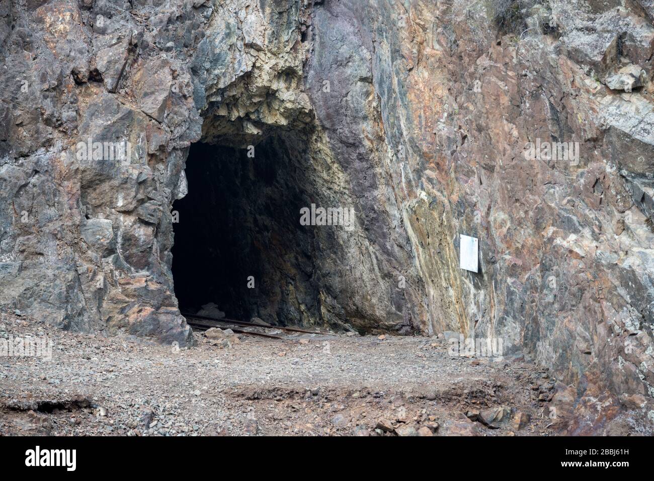Mouth of the Mountain Chief Mine in Hells Canyon, Oregon Stock Photo ...