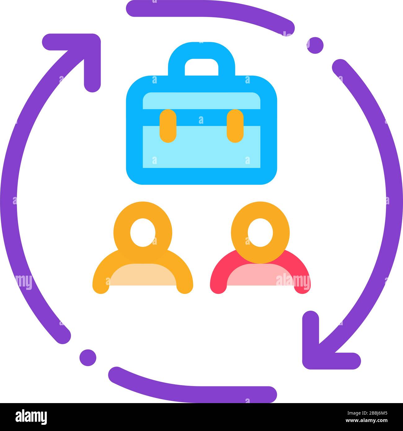 Employment cycle Stock Vector Images - Alamy