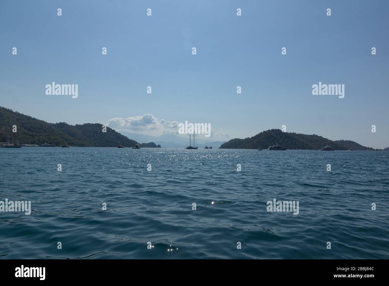 sea view with islands in Turkey Stock Photo - Alamy