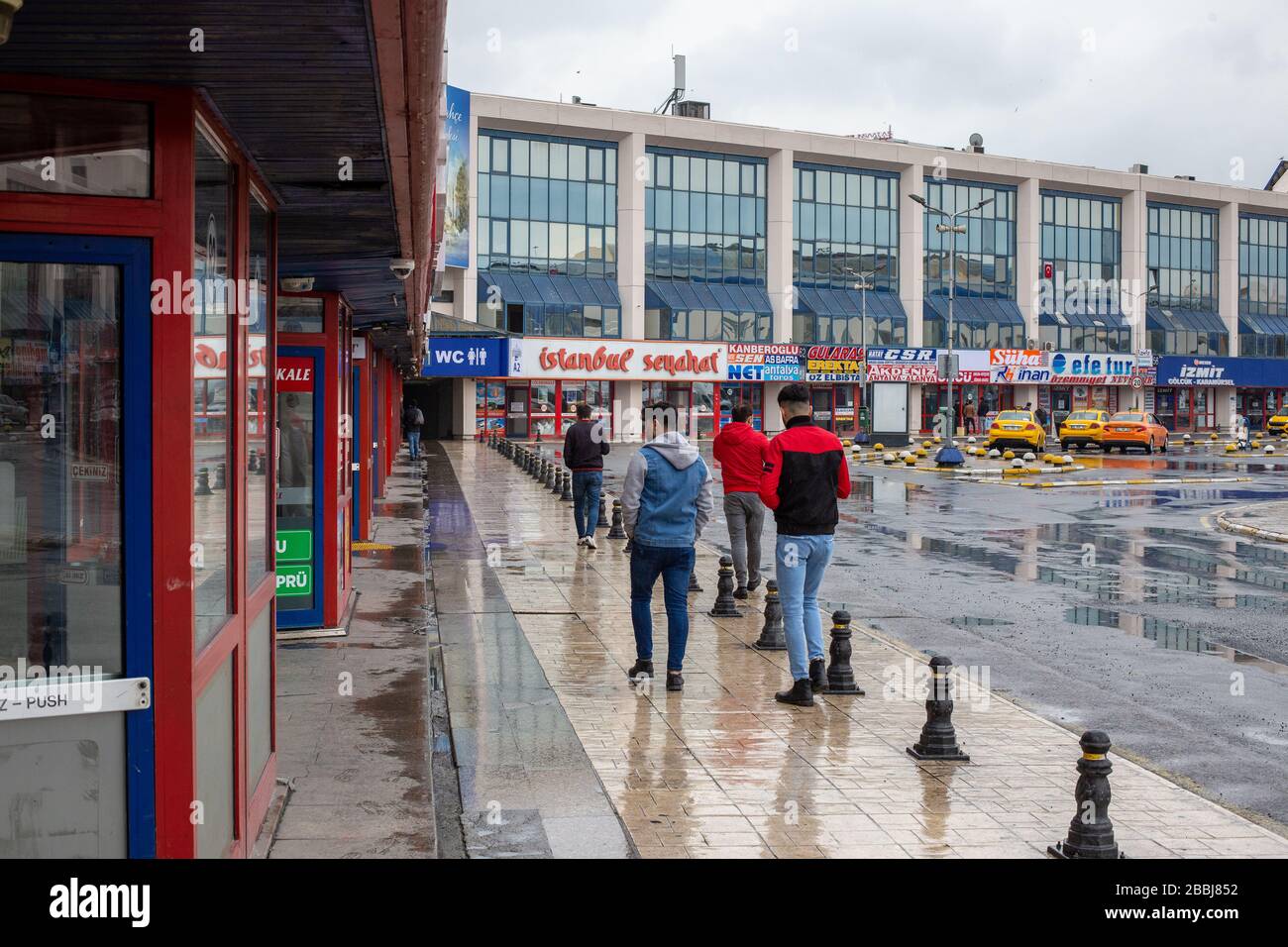Empty central bus terminal hi-res stock photography and images - Alamy