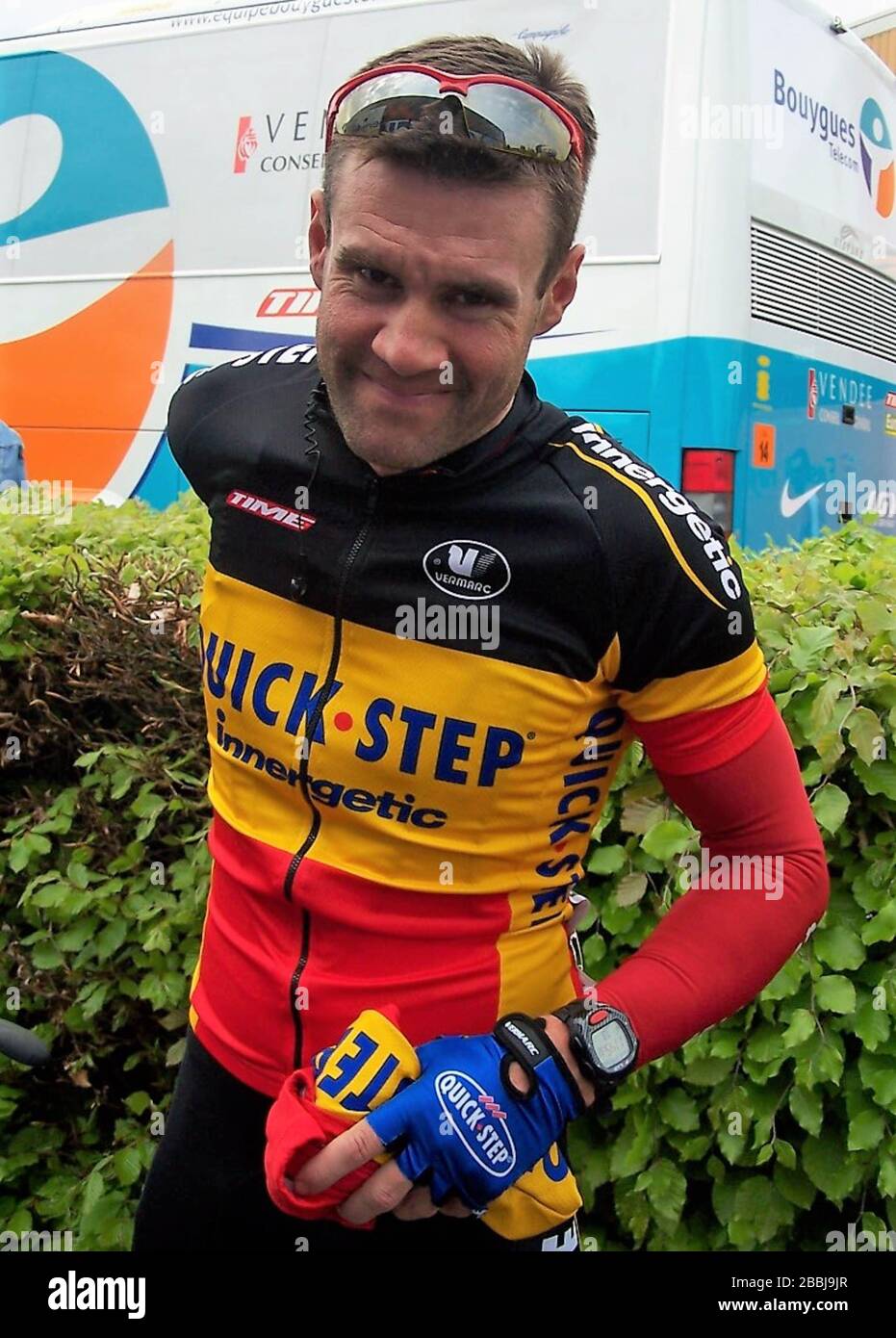 Serge Baguet of Quick Step-Innergetic during the Tour d'Italie 2006 ...
