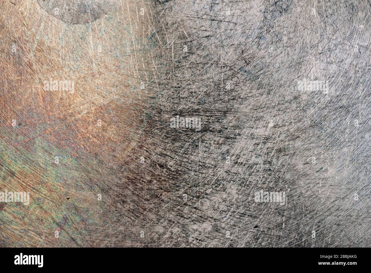 Scratched metal texture, old rusted steel surface, grunge background ...