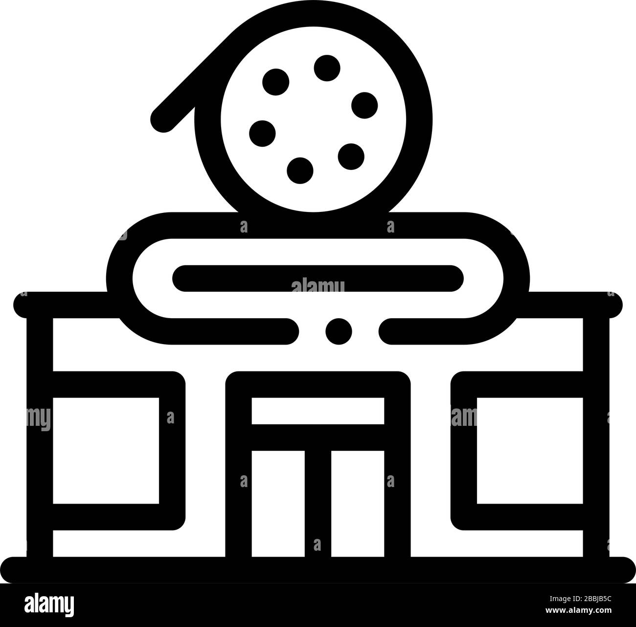 record shop icon vector outline illustration Stock Vector Image & Art ...