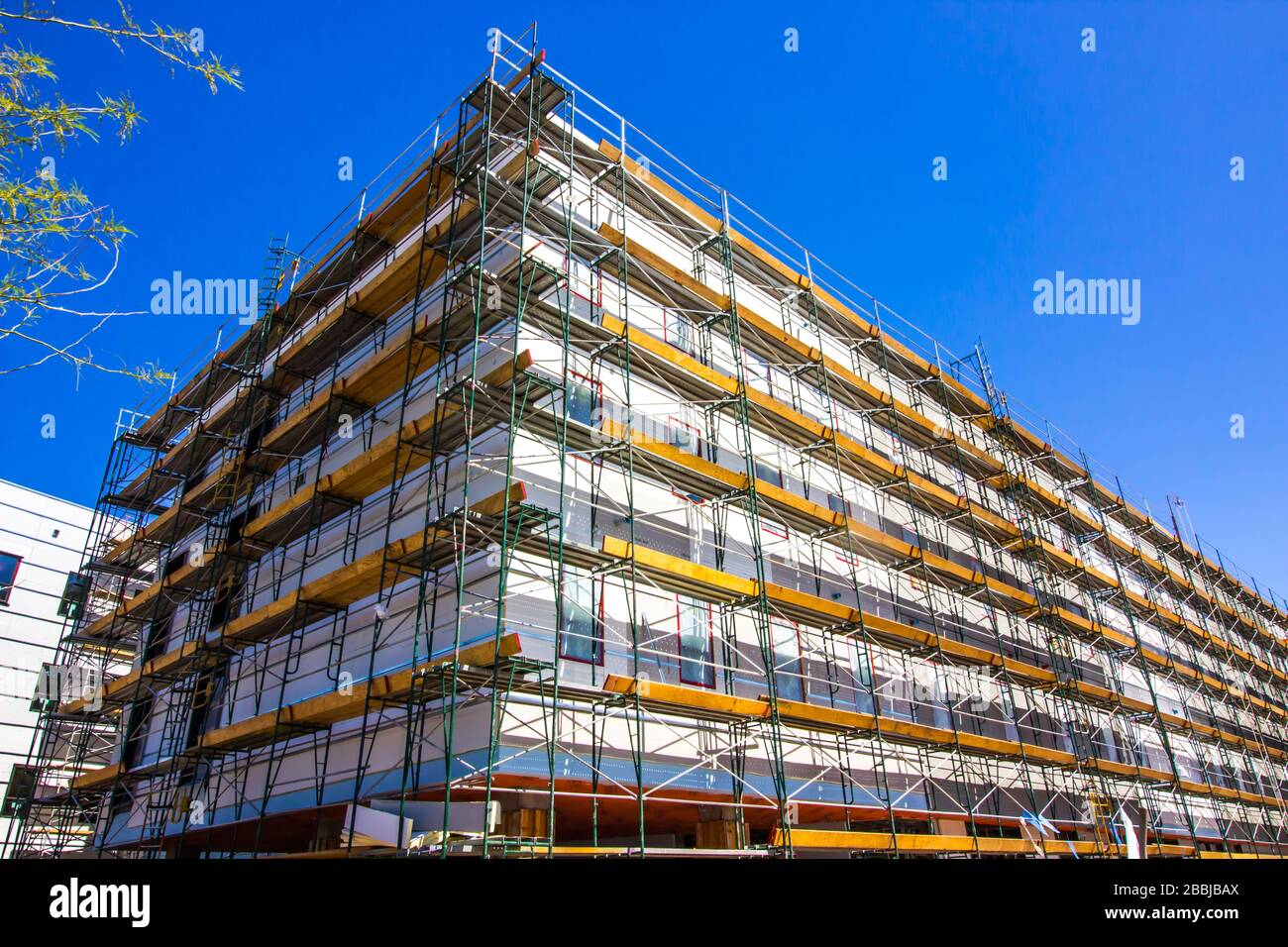 Multi Story Residential Building Under Construction Stock Photo - Alamy
