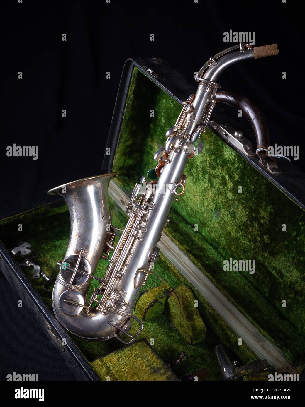 Vintage 1929 Silver Conn Refurbished Soprano Sax with Sterling Silver ...