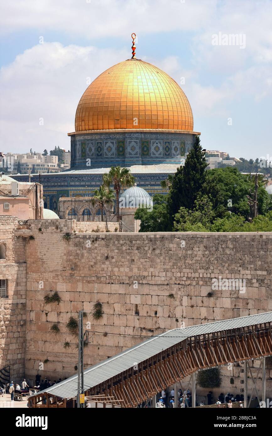 Close up dome rock mosque hi-res stock photography and images - Alamy