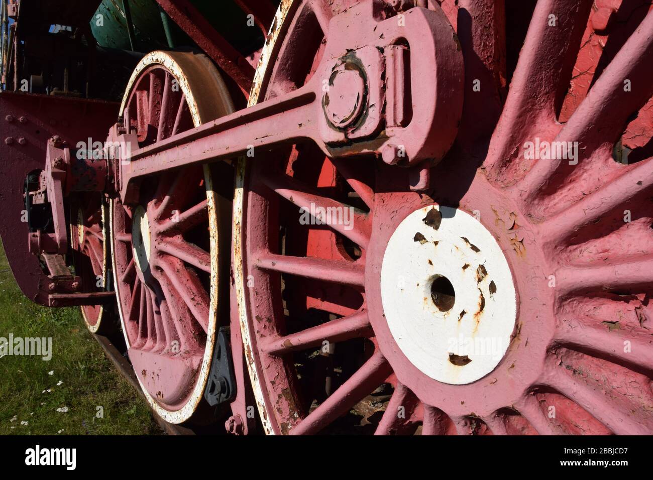 A class Su steam locomotive in the railway station of Haapsalu, Estonia ...
