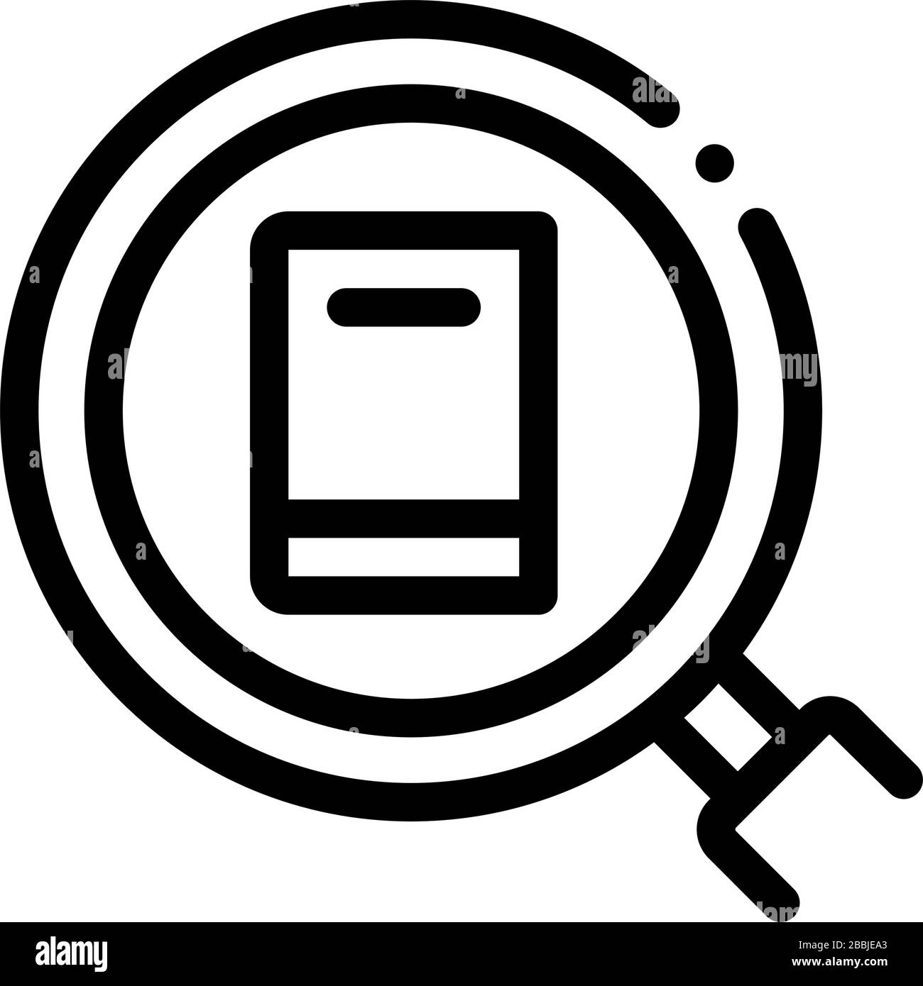 specific book target icon vector outline illustration Stock Vector ...