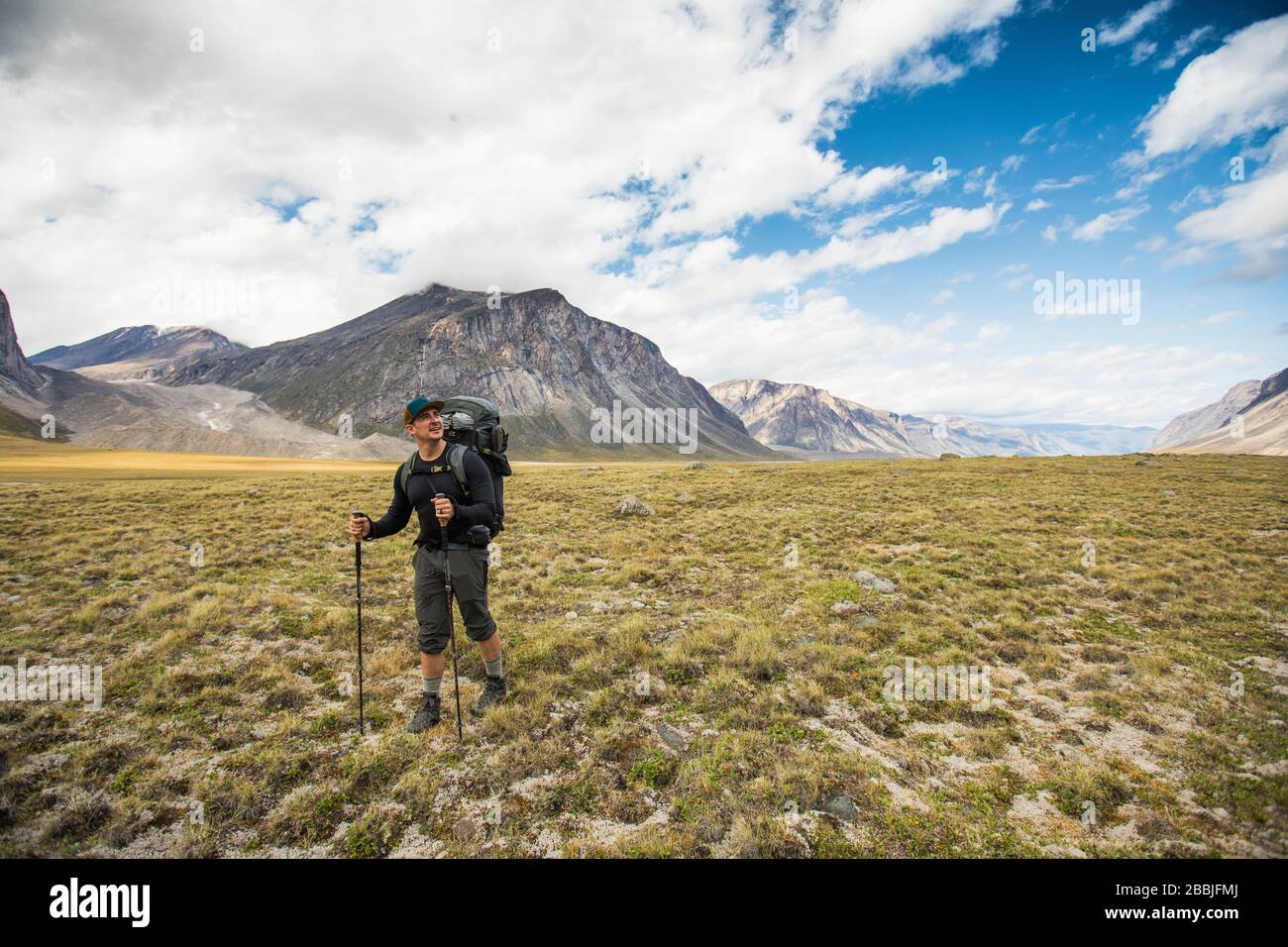 Hiking in the arctic hi-res stock photography and images - Alamy