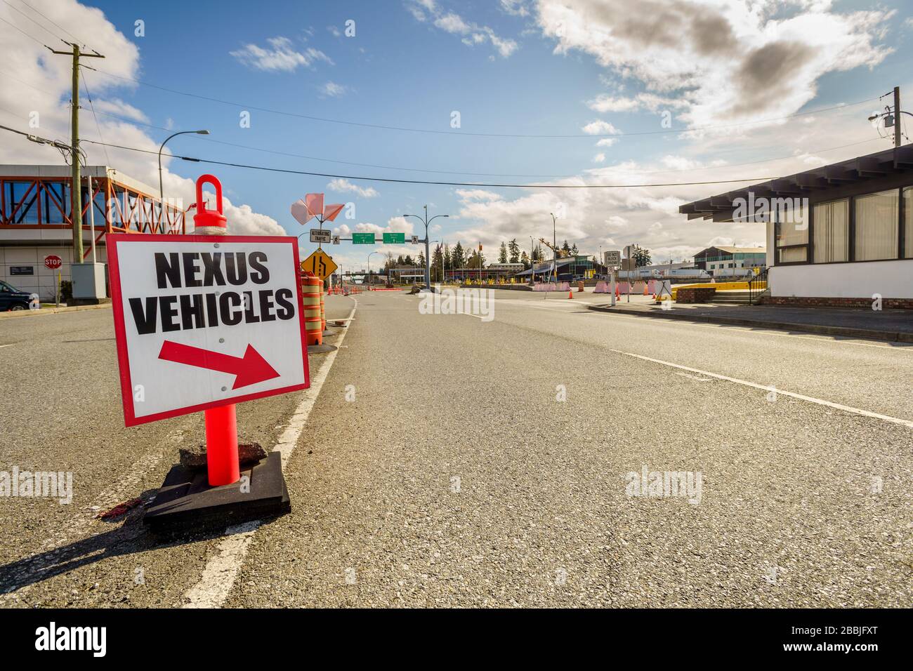 Pacific border crossing hi-res stock photography and images - Alamy