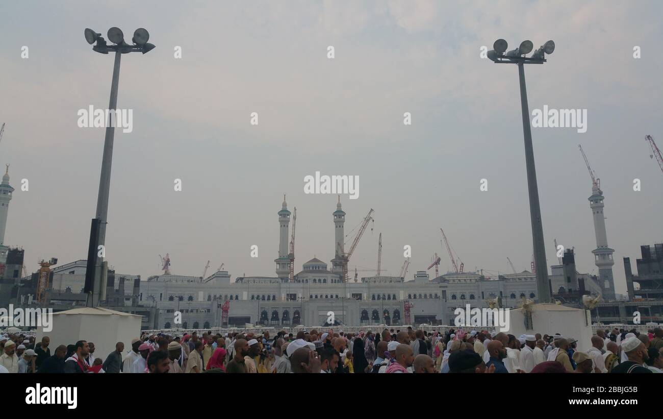 MECCA, SAUDI ARABIA, August 2019 - Muslim pilgrims from all over the ...