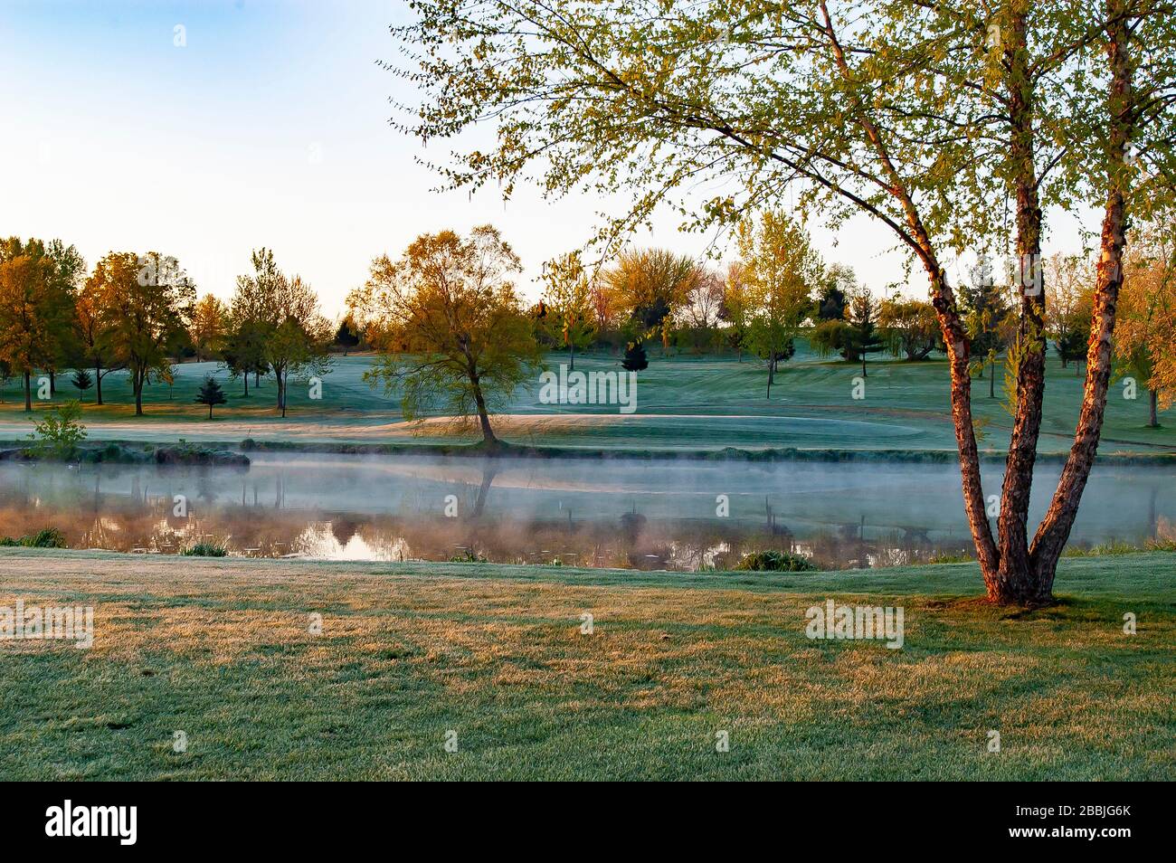 Morning golf hi-res stock photography and images - Alamy
