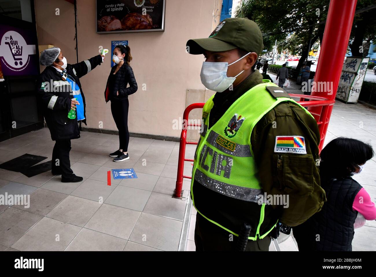 March 30, 2020, La Paz, La Paz, Bolivia: Daily life during the Martial ...