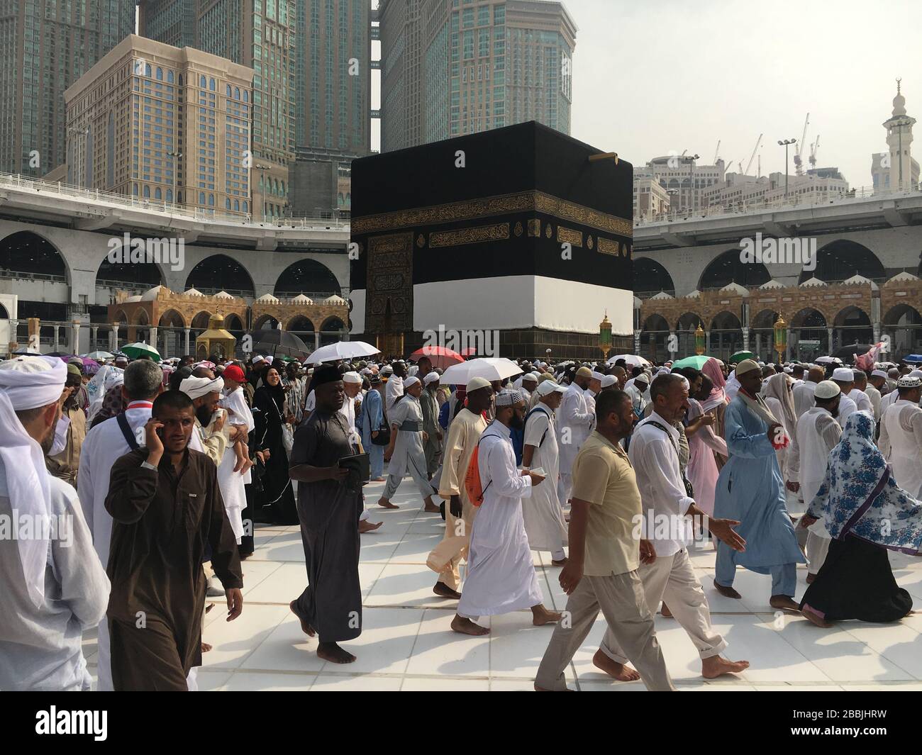 MECCA, SAUDI ARABIA, August 2019 - Muslim pilgrims from all over the ...