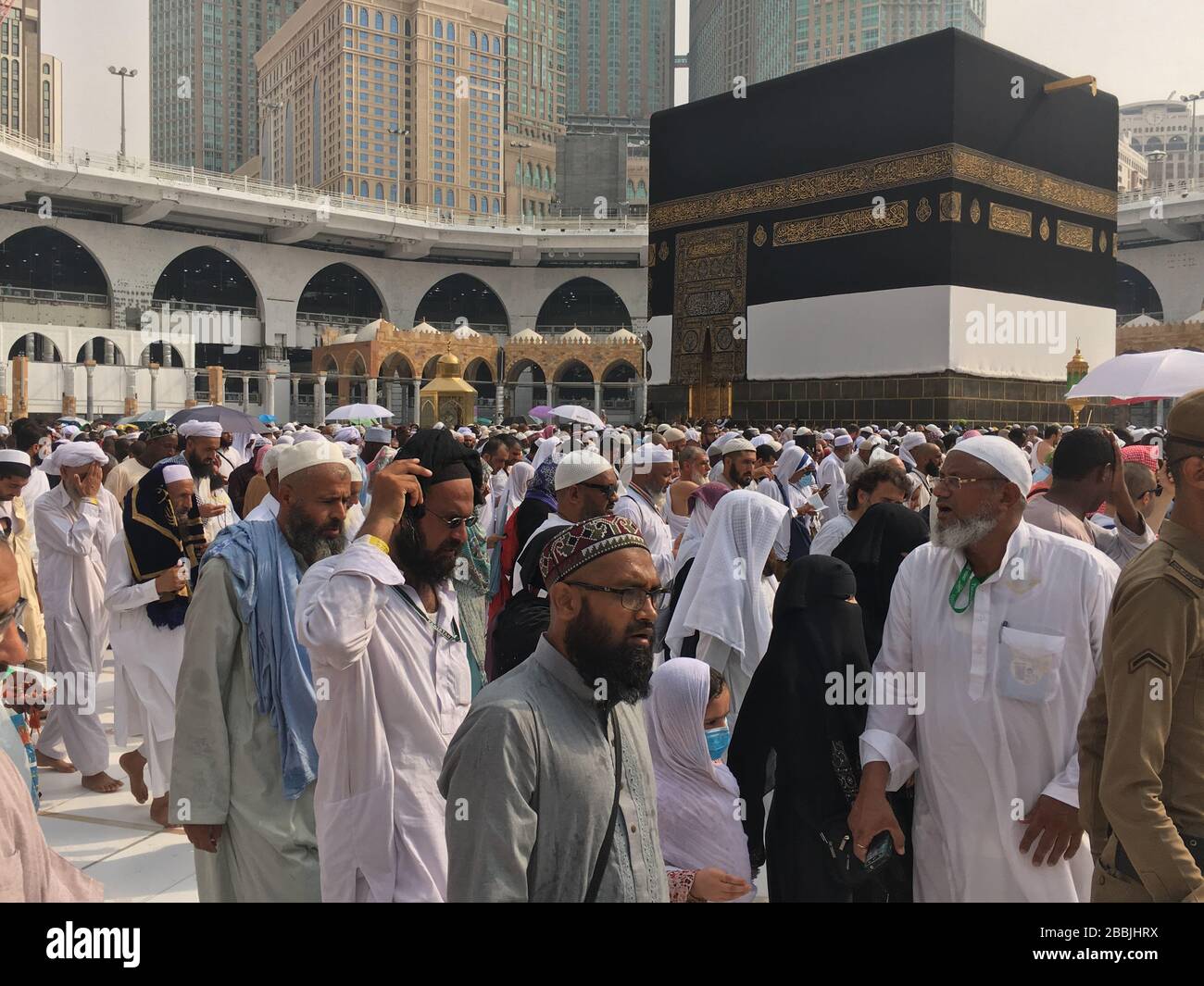 MECCA, SAUDI ARABIA, August 2019 - Muslim pilgrims from all over the ...