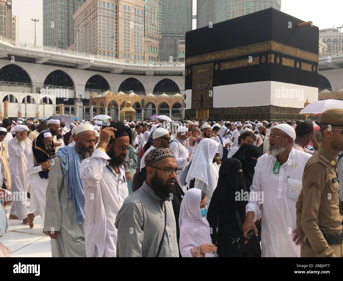 MECCA, SAUDI ARABIA, August 2019 - Muslim pilgrims from all over the ...