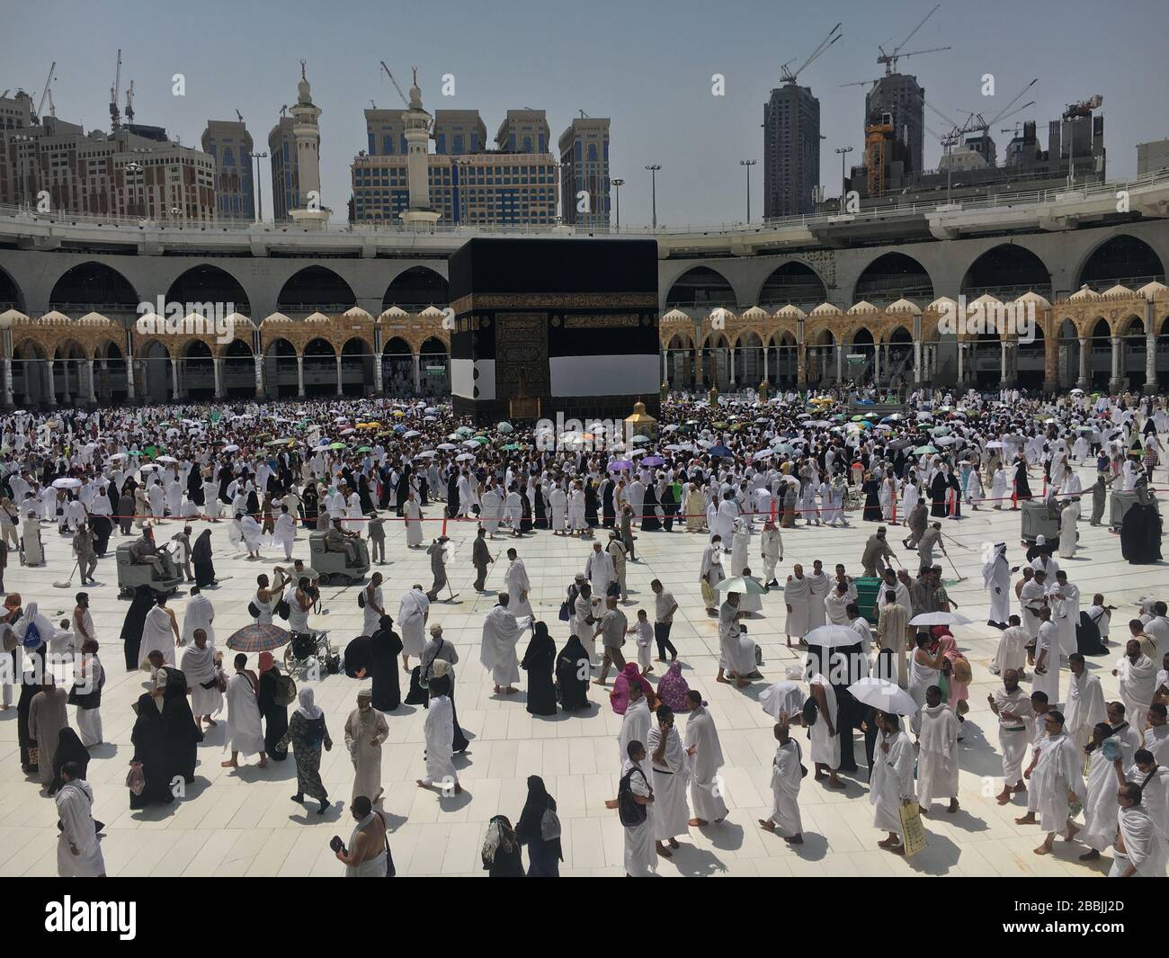 MECCA, SAUDI ARABIA, August 2019 - Muslim pilgrims from all over the ...