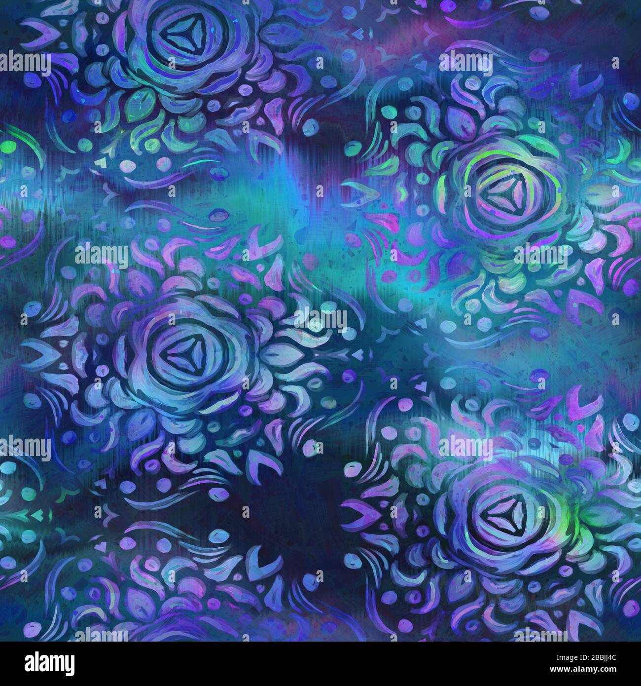 Surreal ombre blend digital pattern overlay swatch Stock Photo - Alamy