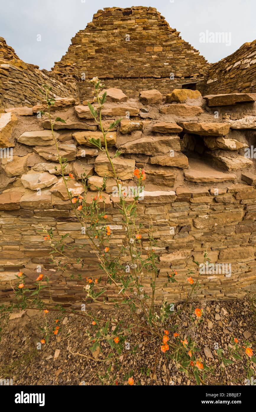 Chetro Ketl great house in Chaco Culture National Historical Park, New ...