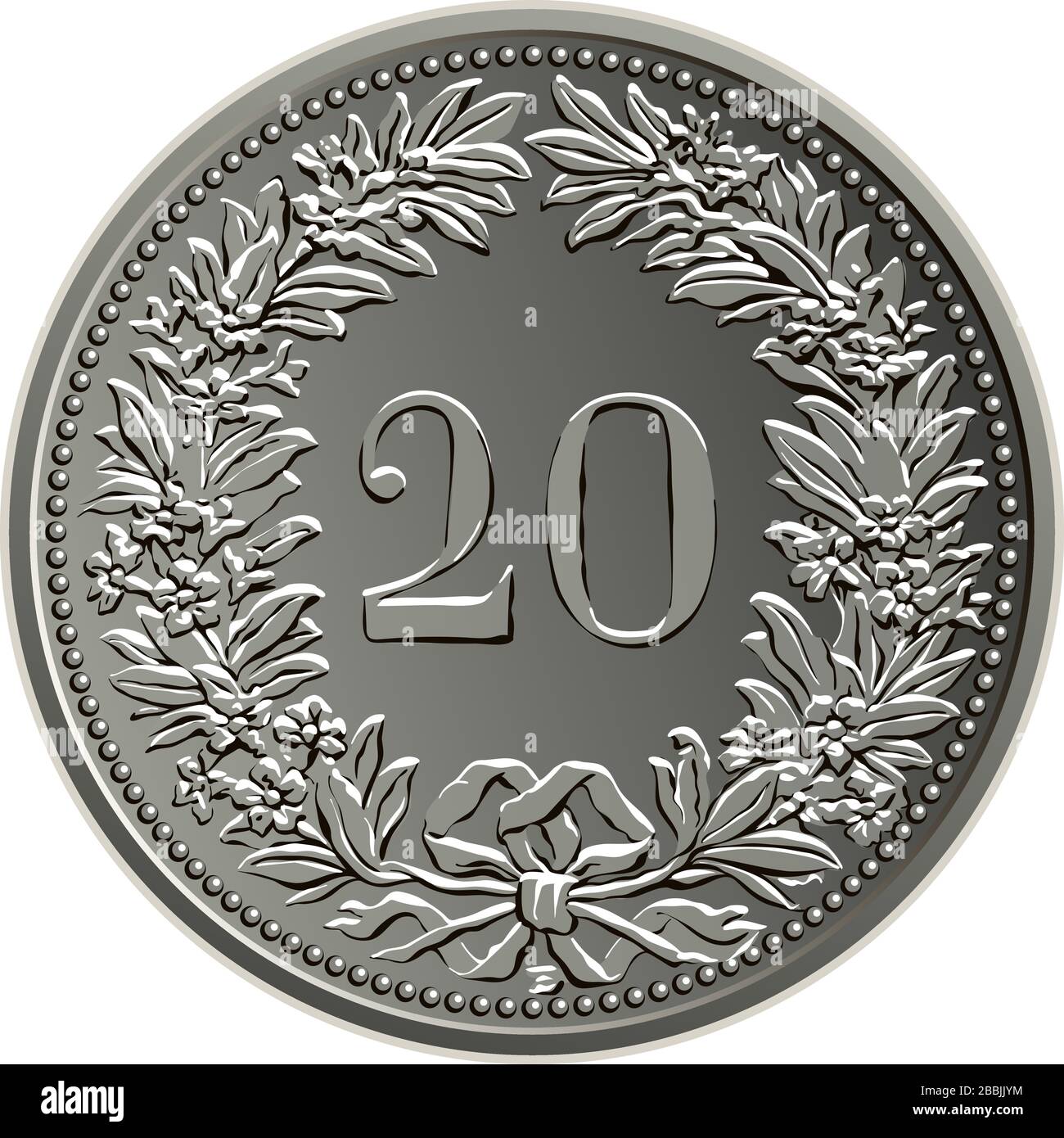 Switzerland coins Stock Vector Images - Alamy