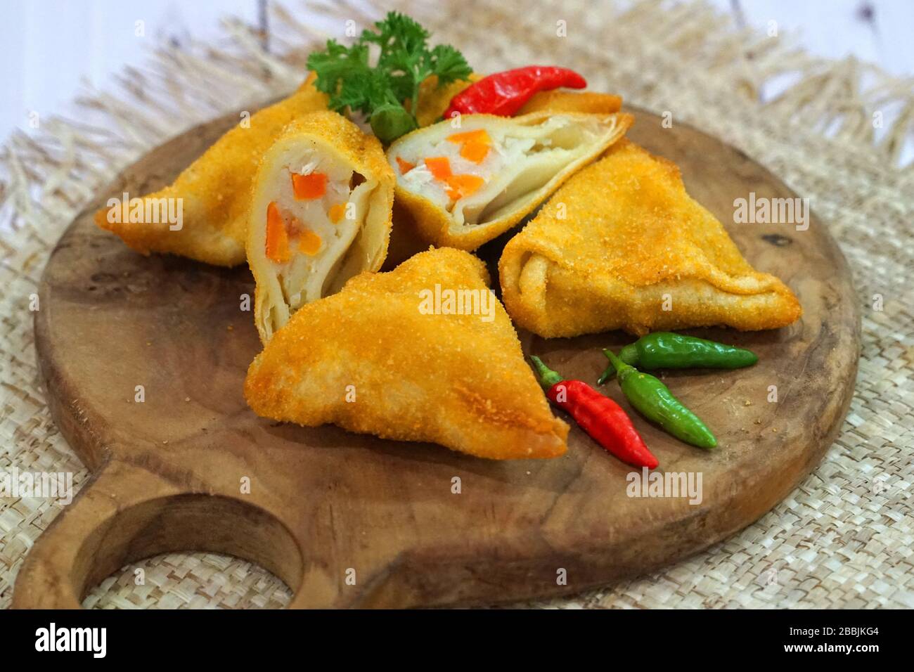 Risoles, Kroket, Food of Indonesia, Jakarta, Indonesia Stock Photo - Alamy