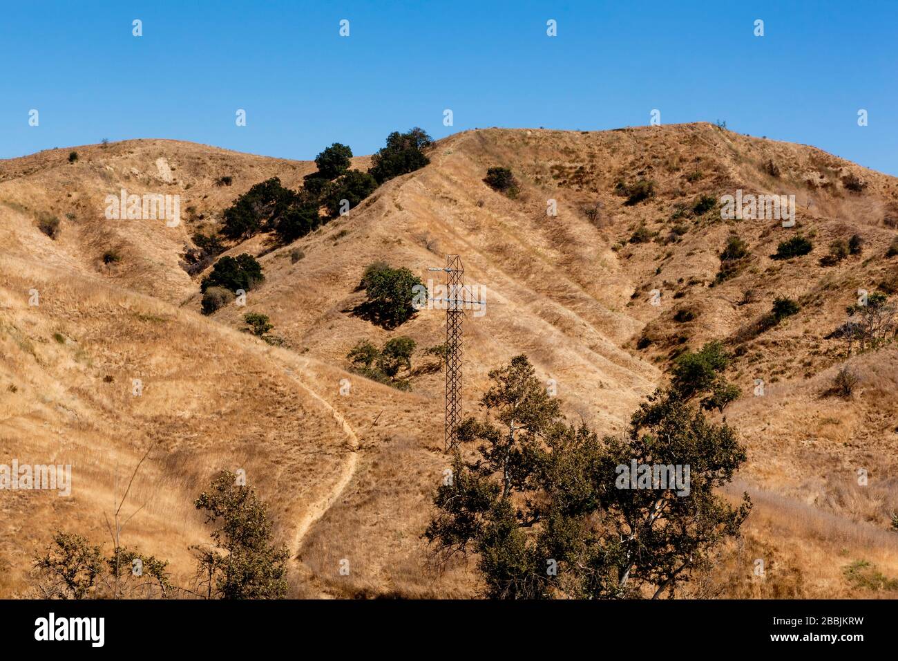 Small canyons near the equestrian staging area at Chino Hills State ...