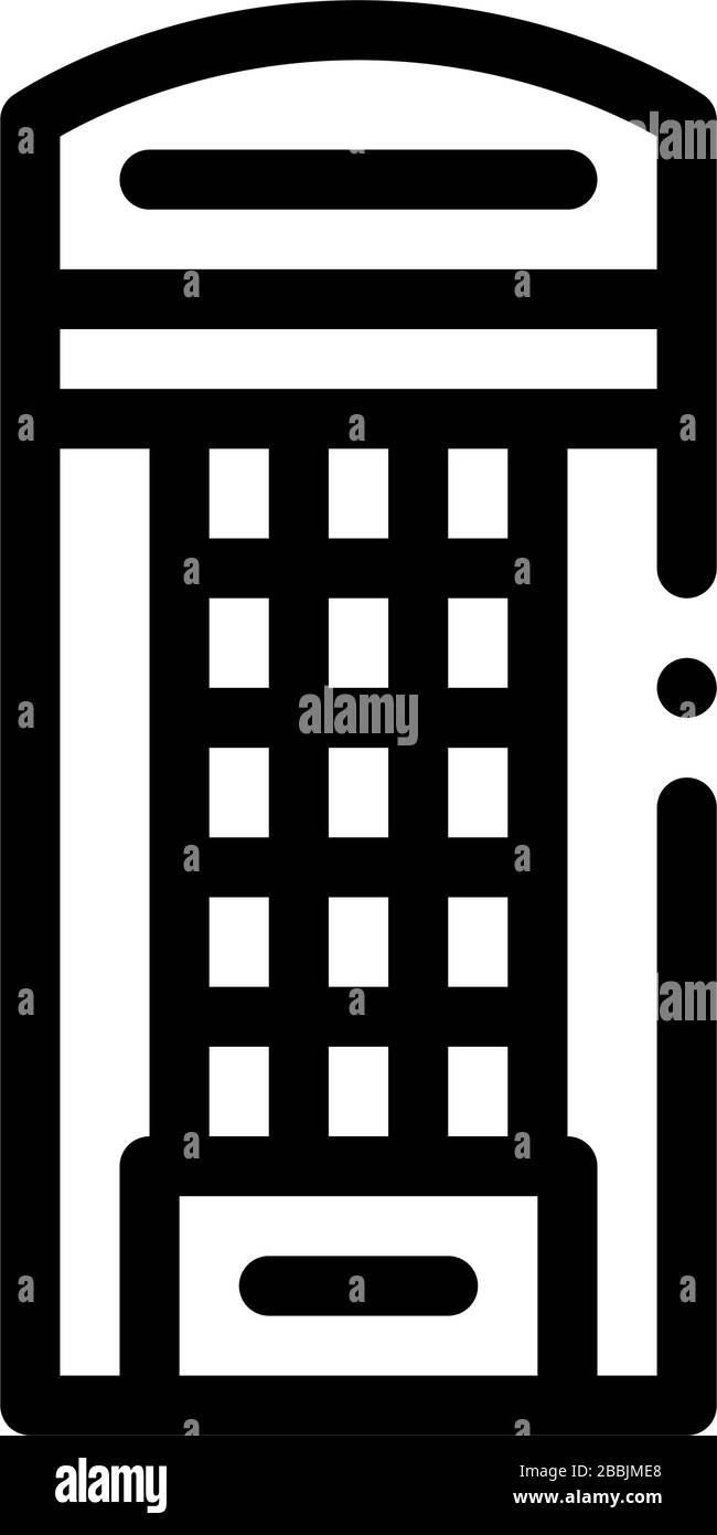 call machine icon vector outline illustration Stock Vector Image & Art ...