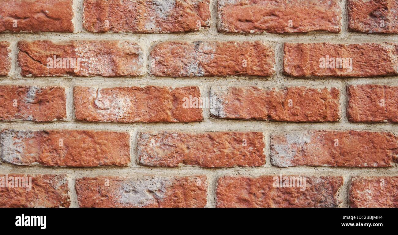 Beautiful hand made brick, loft. Brick wall texture or background Stock ...