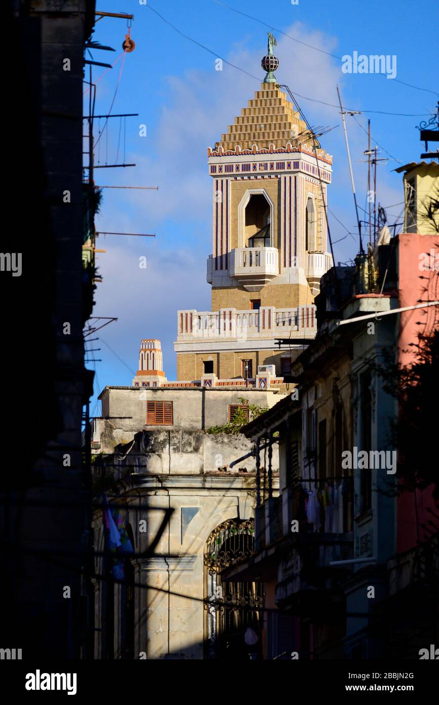 Bacardi building, Havana, Cuba Stock Photo - Alamy