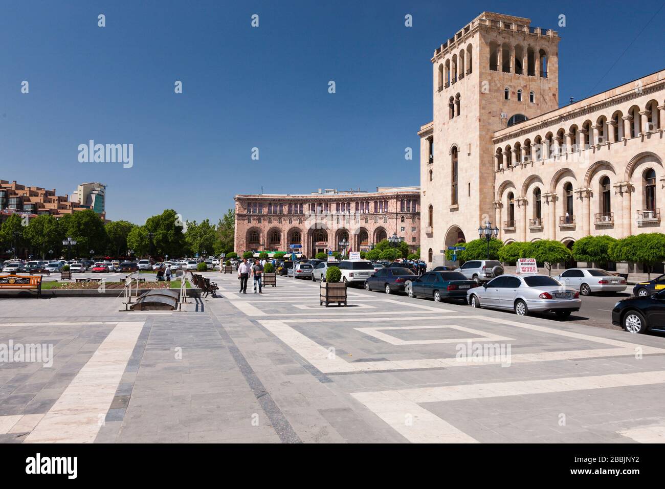 Republic Square, is the central town square,Yerevan, Armenia, Caucasus ...