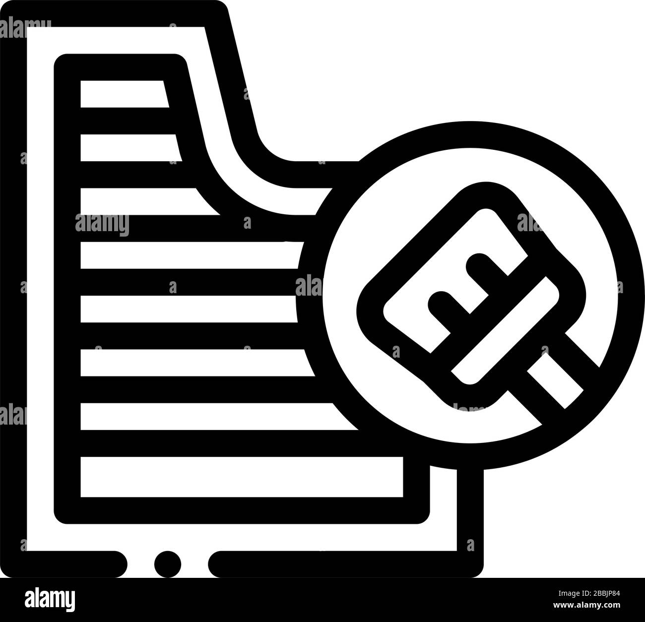 machine cleaning place icon vector outline illustration Stock Vector ...