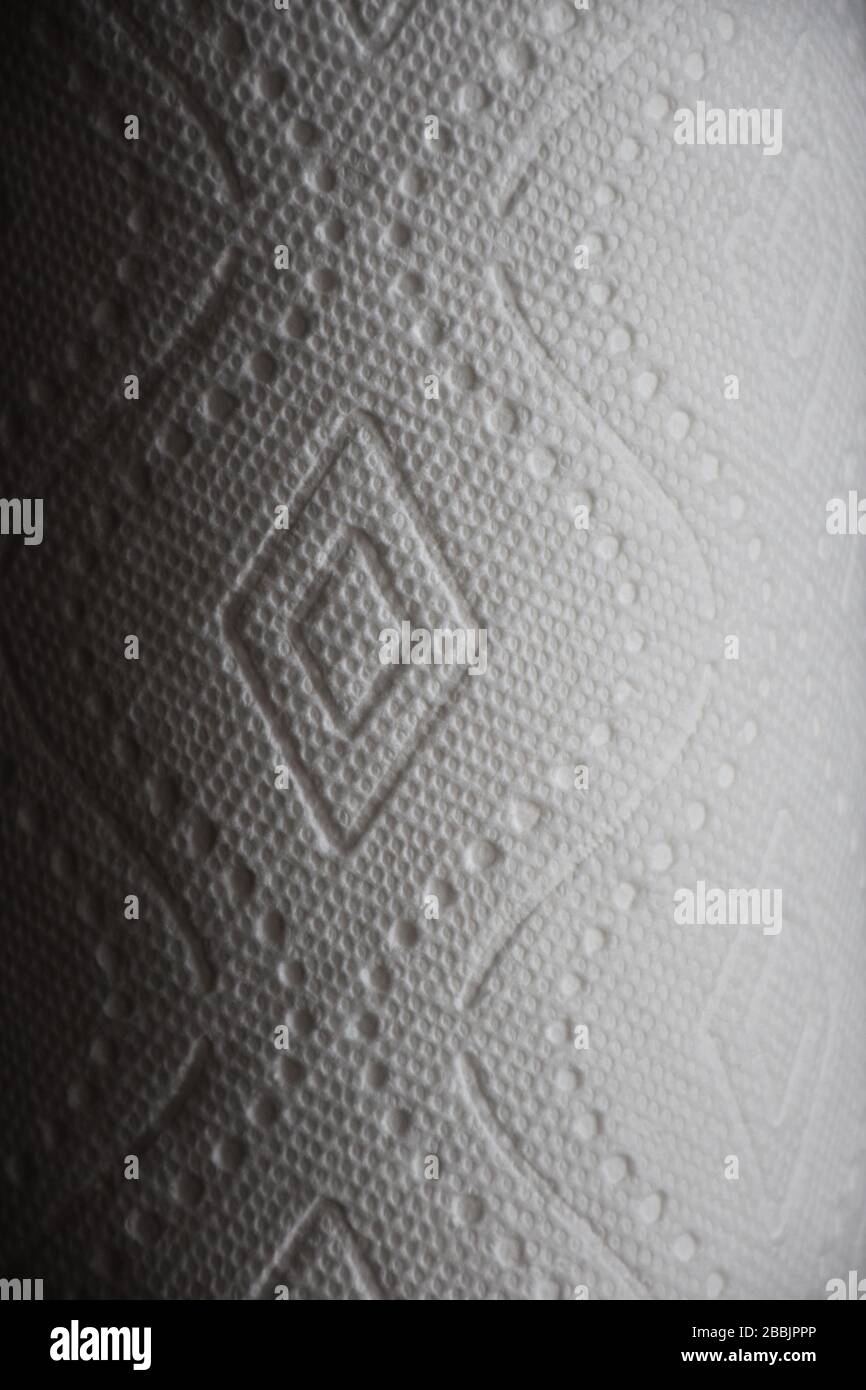 Kitchen paper towel roll texture isolated Stock Photo - Alamy