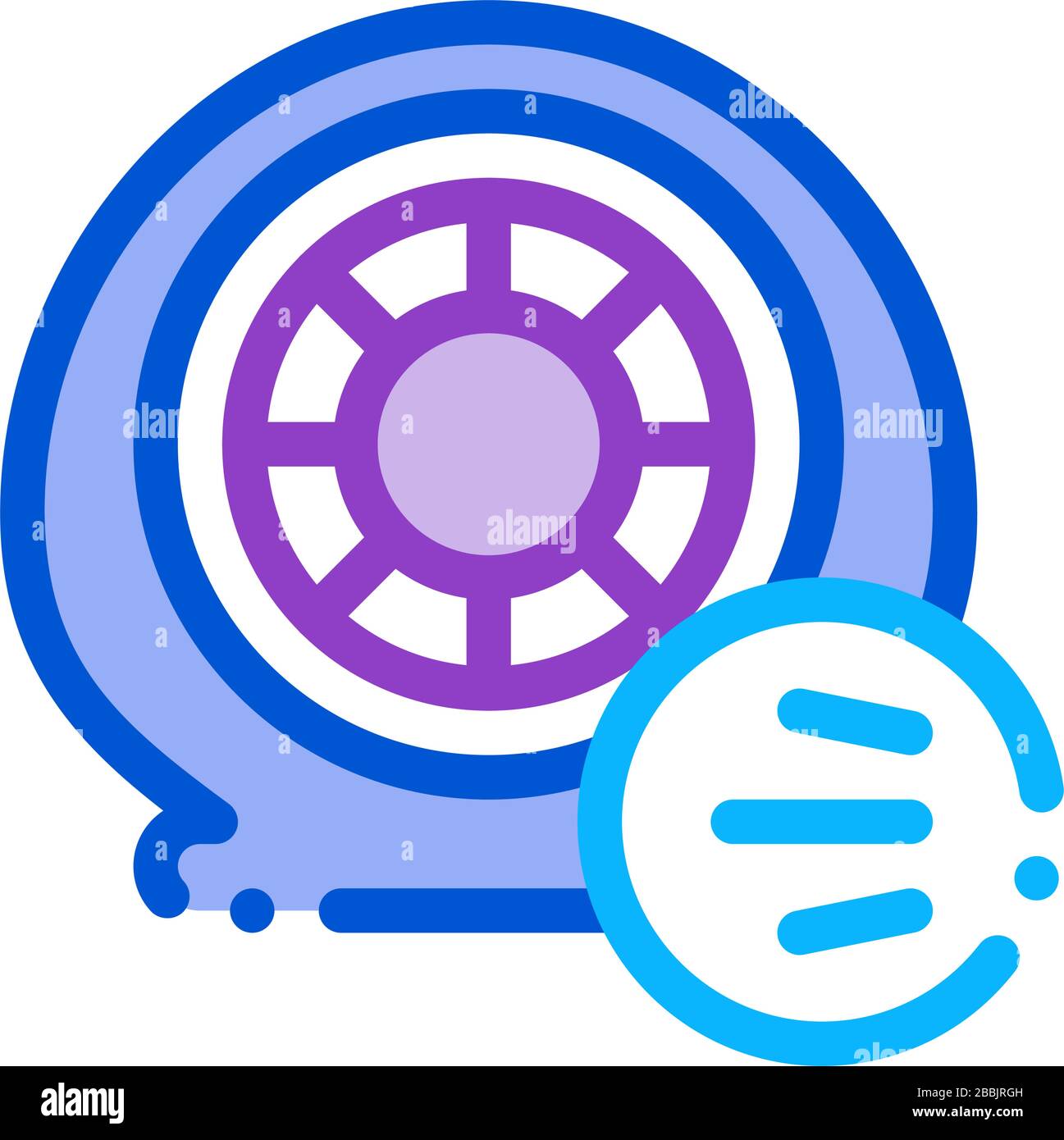 tire air vent icon vector outline illustration Stock Vector Image & Art ...