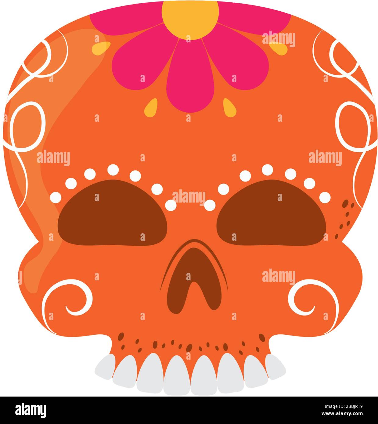 skull catrina flower decoration cinco de mayo mexican celebration ...