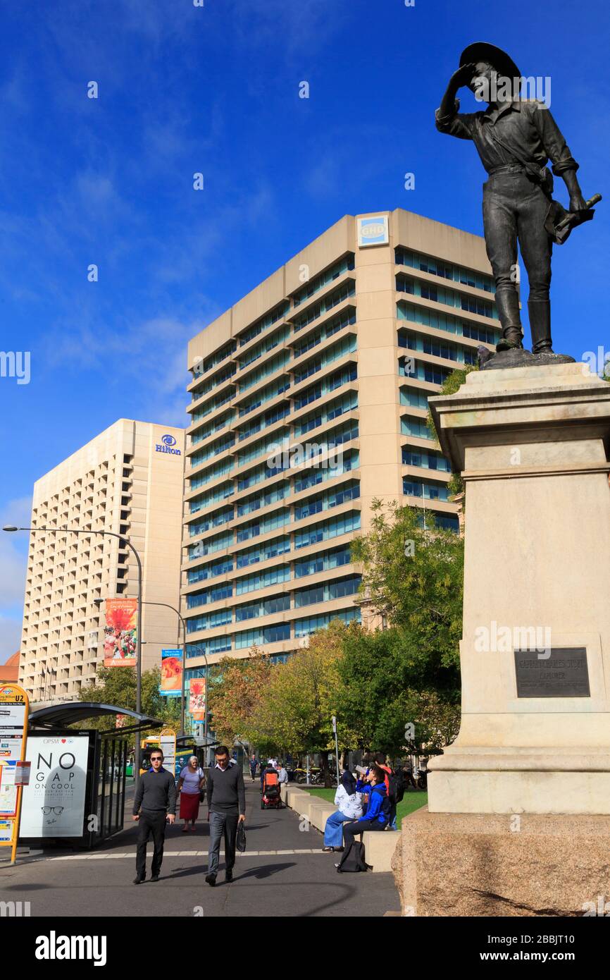 Captain Charles Sturt Statue, Victoria Square, Adelaide, South ...