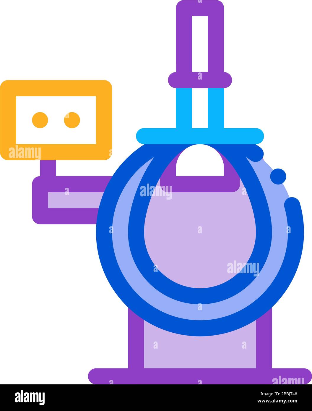 bus service device icon vector outline illustration Stock Vector Image ...