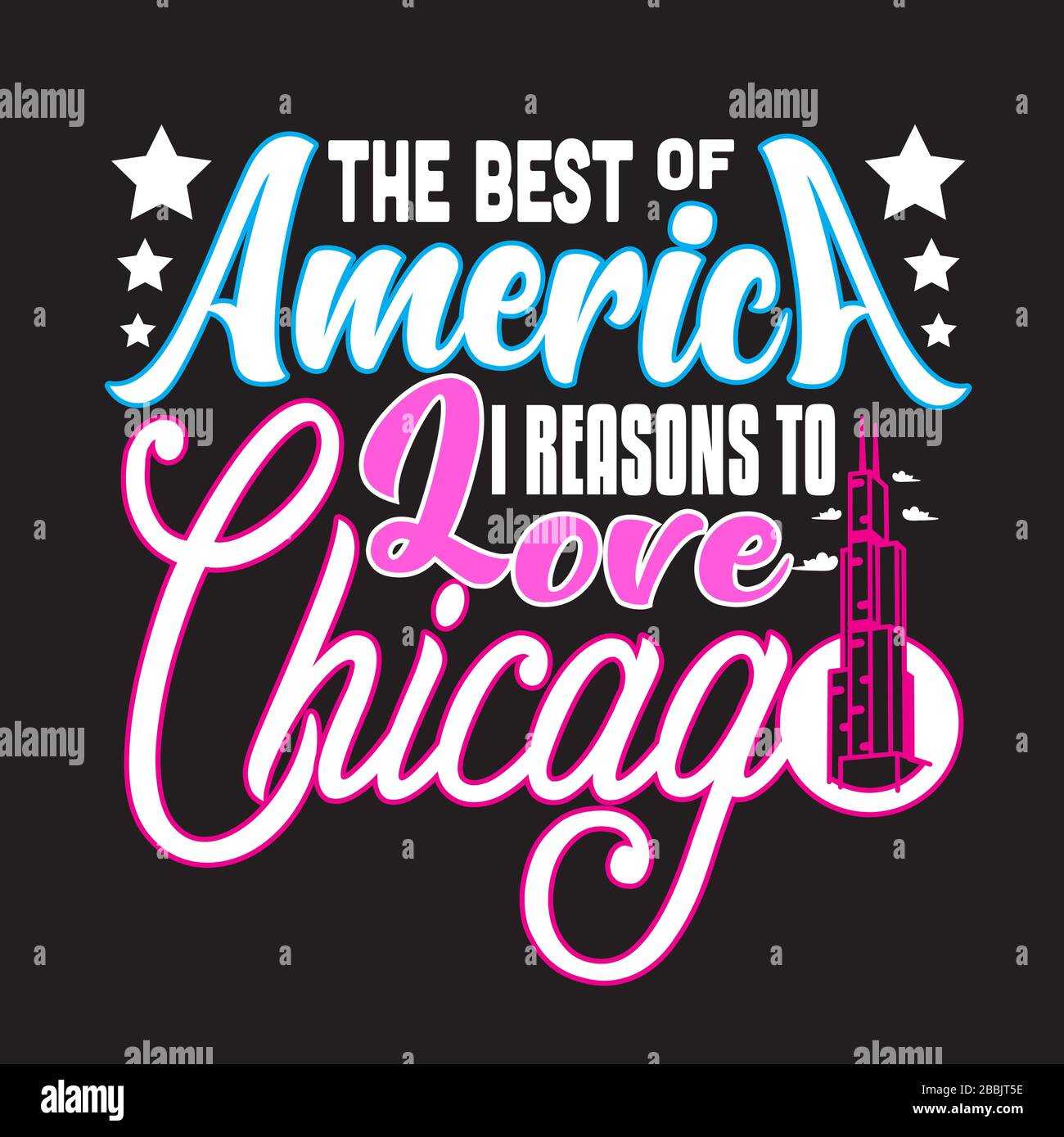 I love chicago Stock Vector Images - Alamy