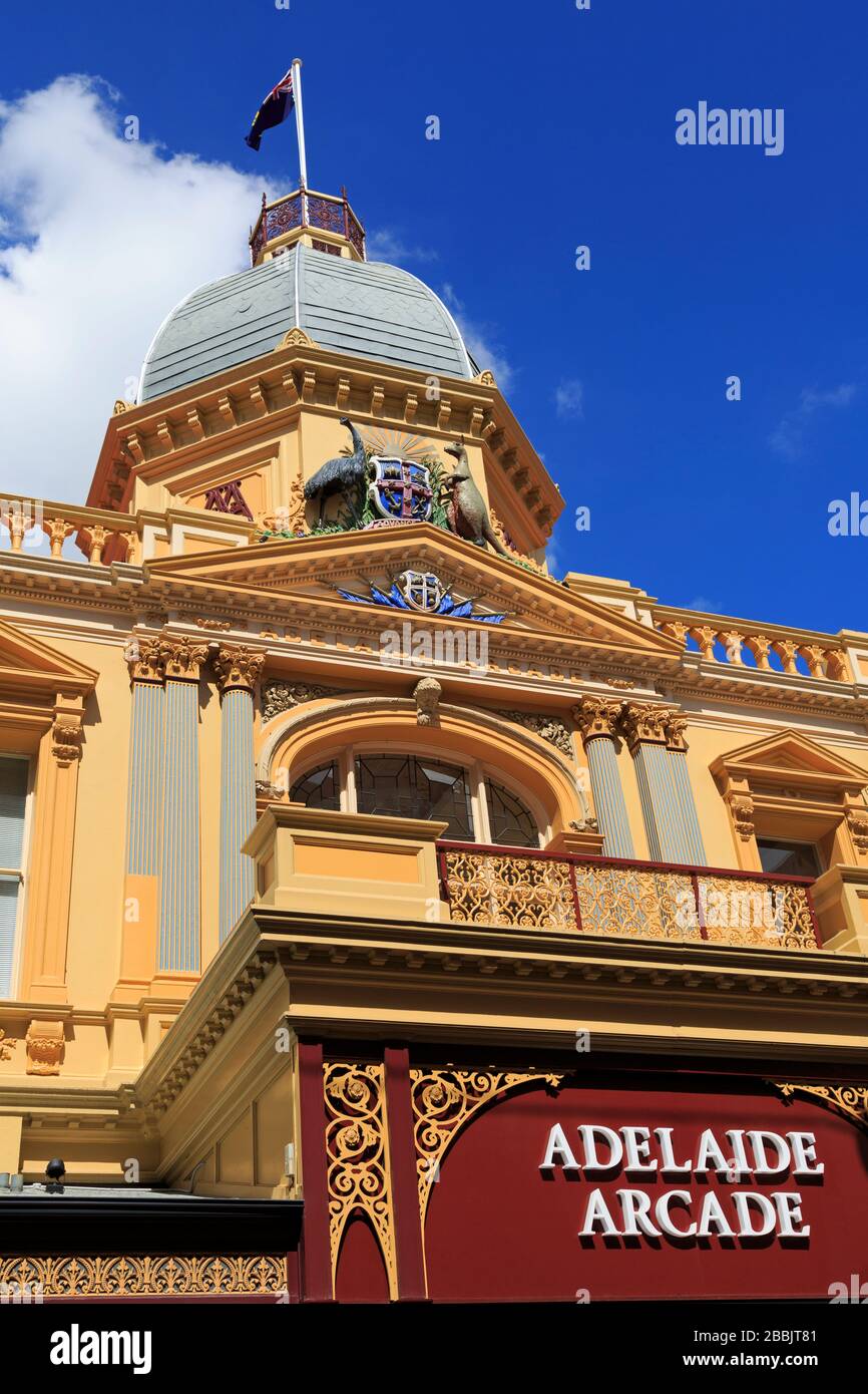 Adelaide Arcade, Rundle Mall, Adelaide, South Australia, Australia ...